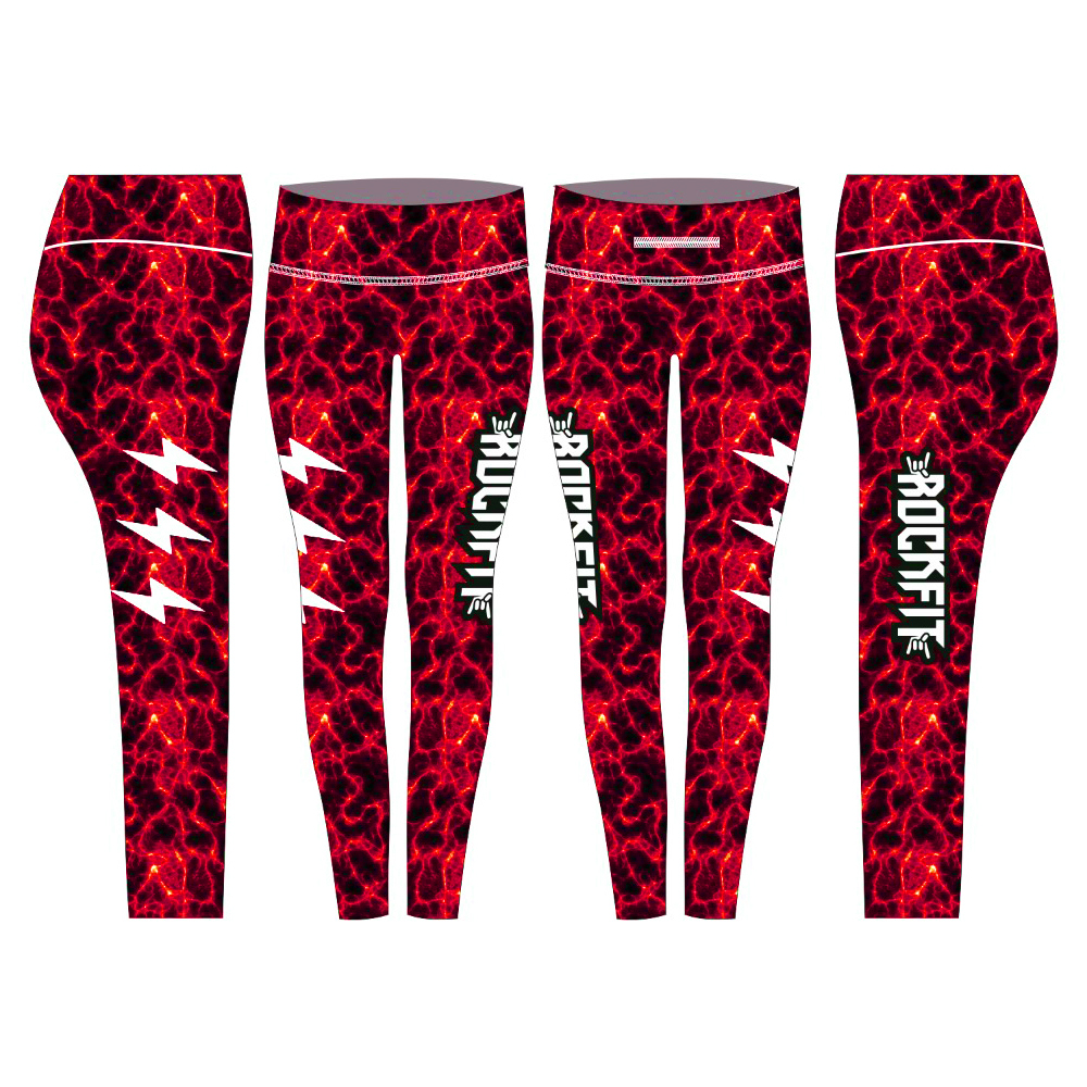 RockFit UK Rage Red Leggings
